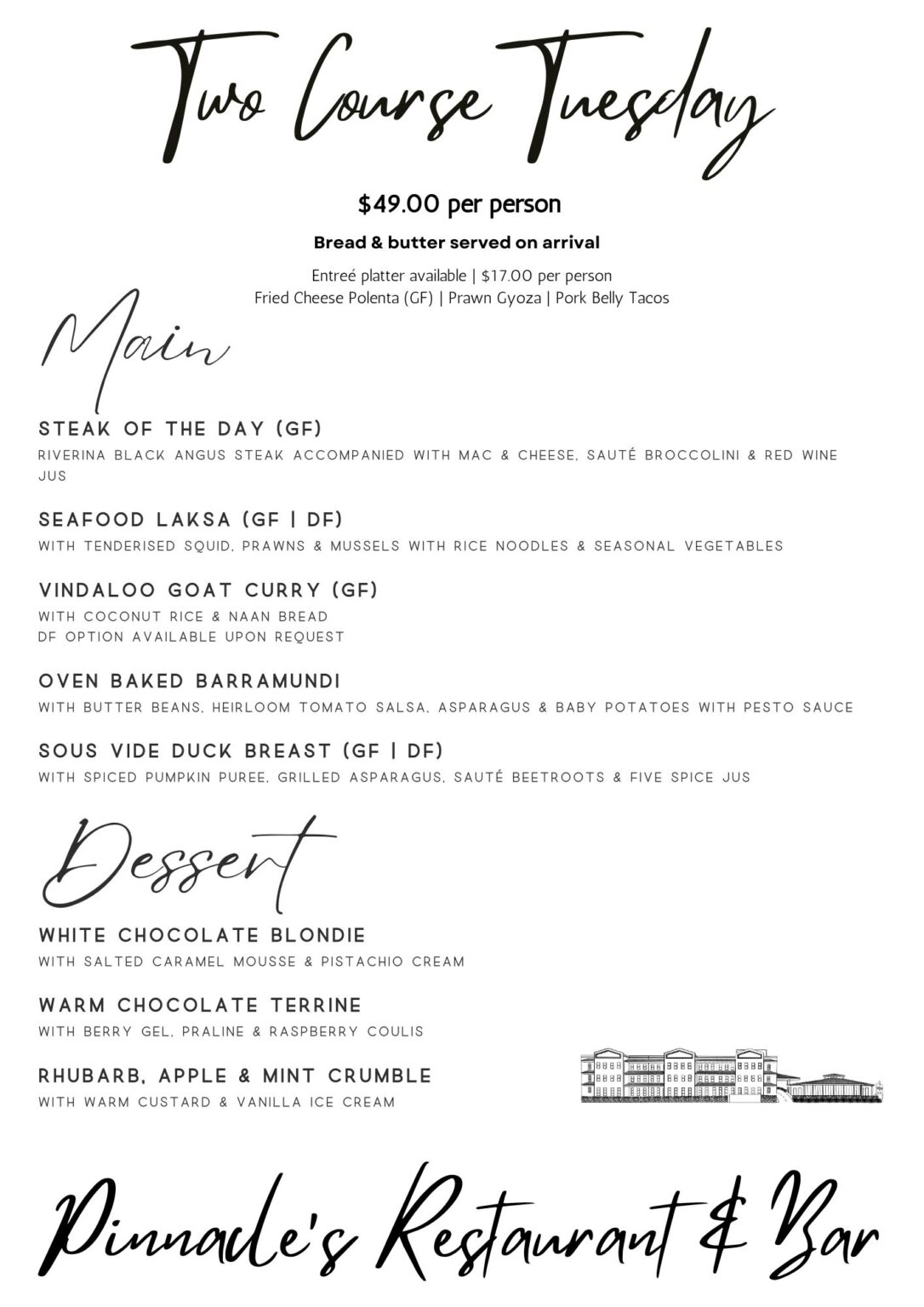 Pinnacle's Restaurant & Bar | International Hotel Wagga | Accommodation ...